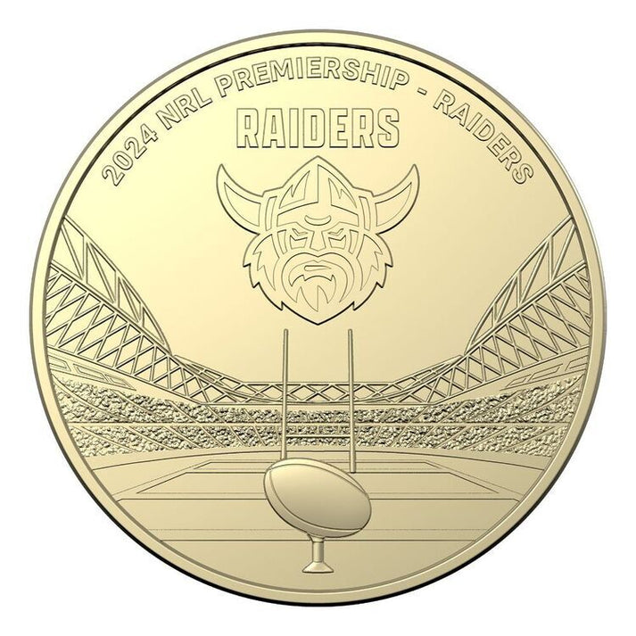 2024 $1 NRL Premiership - Canberra Raiders UNC – All Aussie Coins