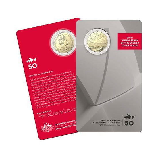 2023 50c 50th Anniversary of the Sydney Opera House – All Aussie Coins